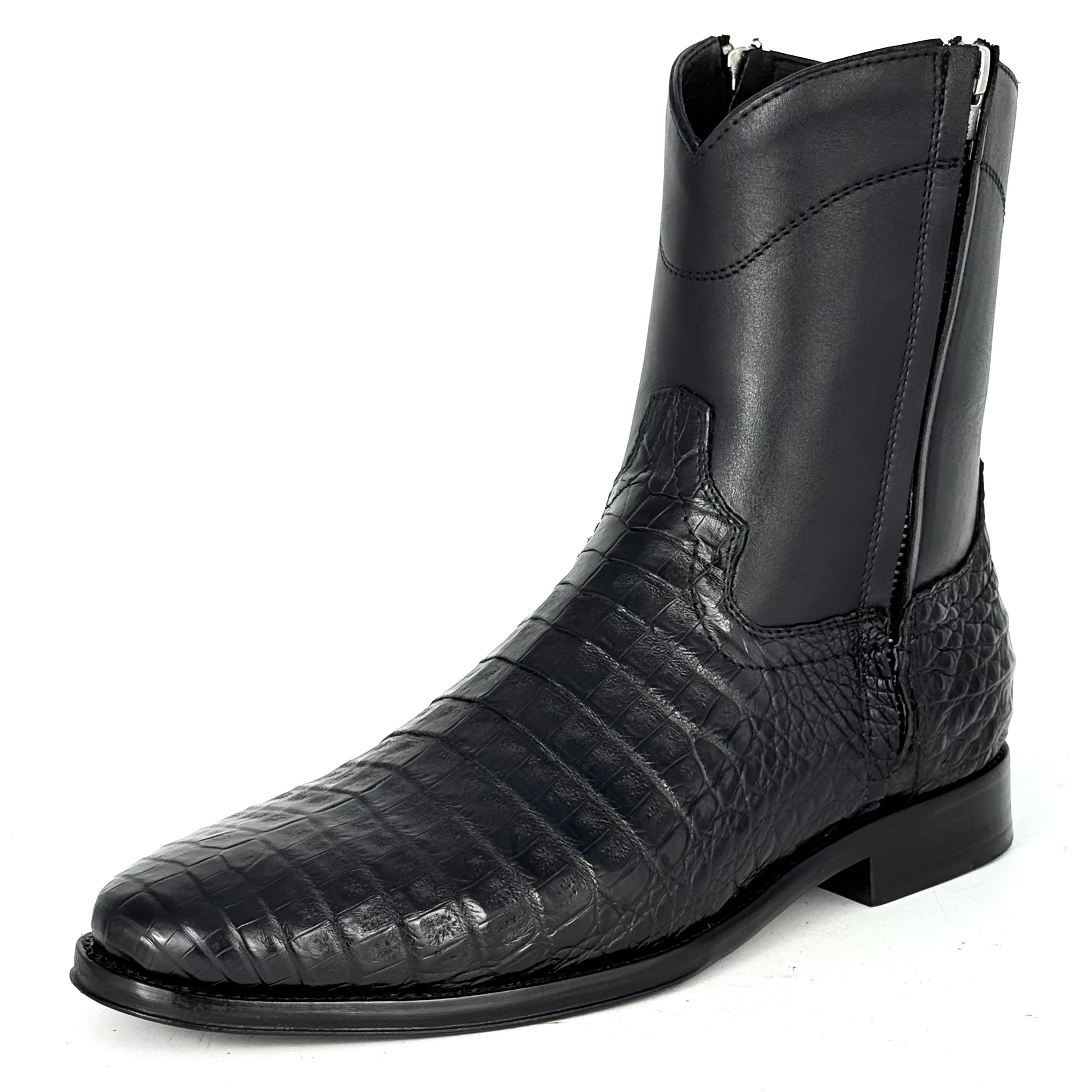 ALEX COCODRILO BLACK – El Pastra Boots